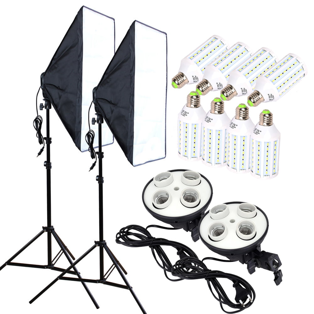 Photo-Studio-8PCS-35w-LED-Bulbs-50-70cm-Continuous-Lighting-Softbox-4 ...